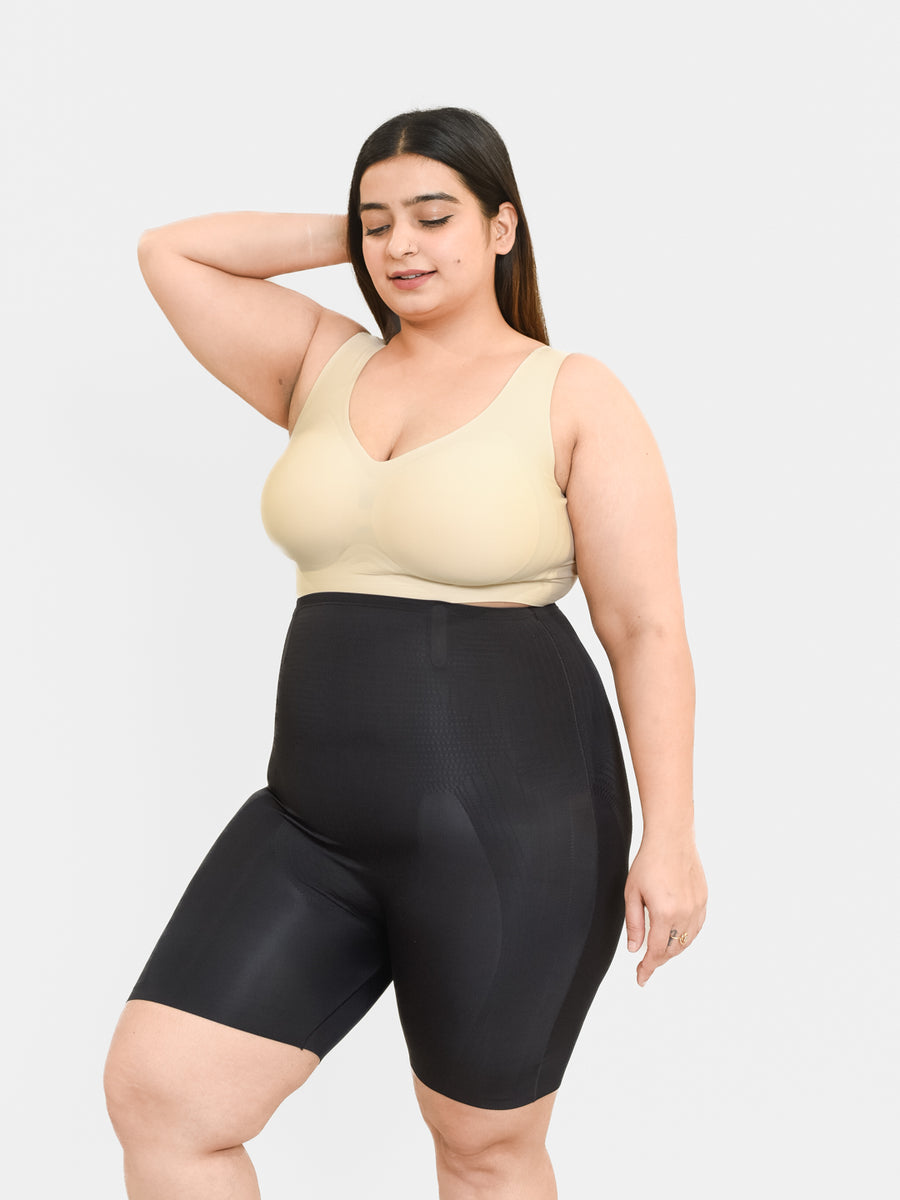 Best High Waisted Seamless Body Shaper Shorts | Thigh and Waist Shaper ...